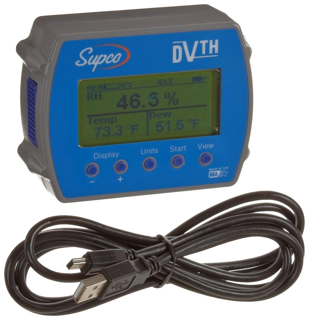 Supco DVTH Data View Temperature and Humidity Data Logger with Display Review - Data Loggers