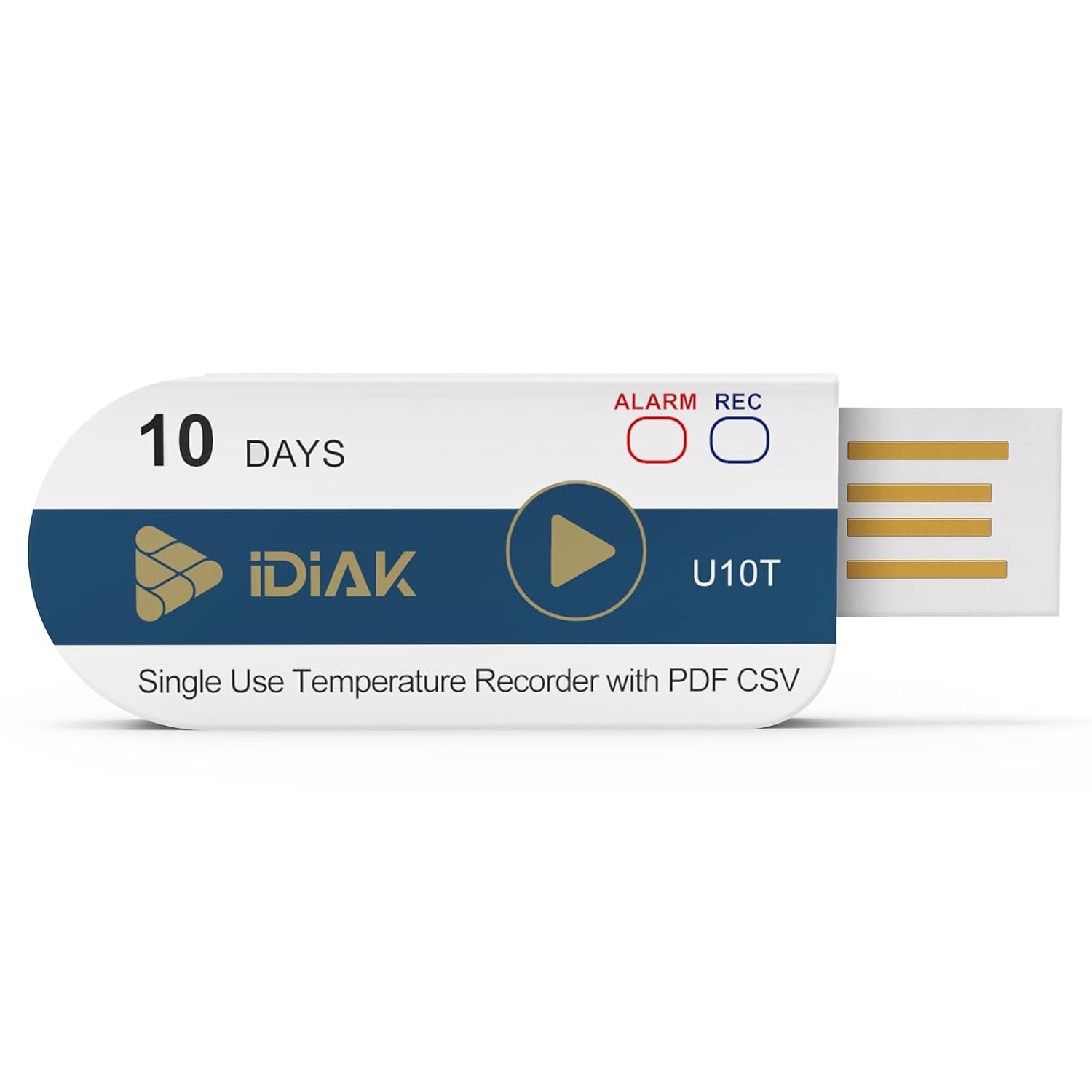 U10T USB Temperature Data Logger Single Use Temp Recorder - Data Loggers